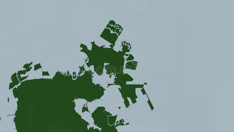 Muharraq Island. Bahrain. Physical Stock Illustration - Illustration of ...