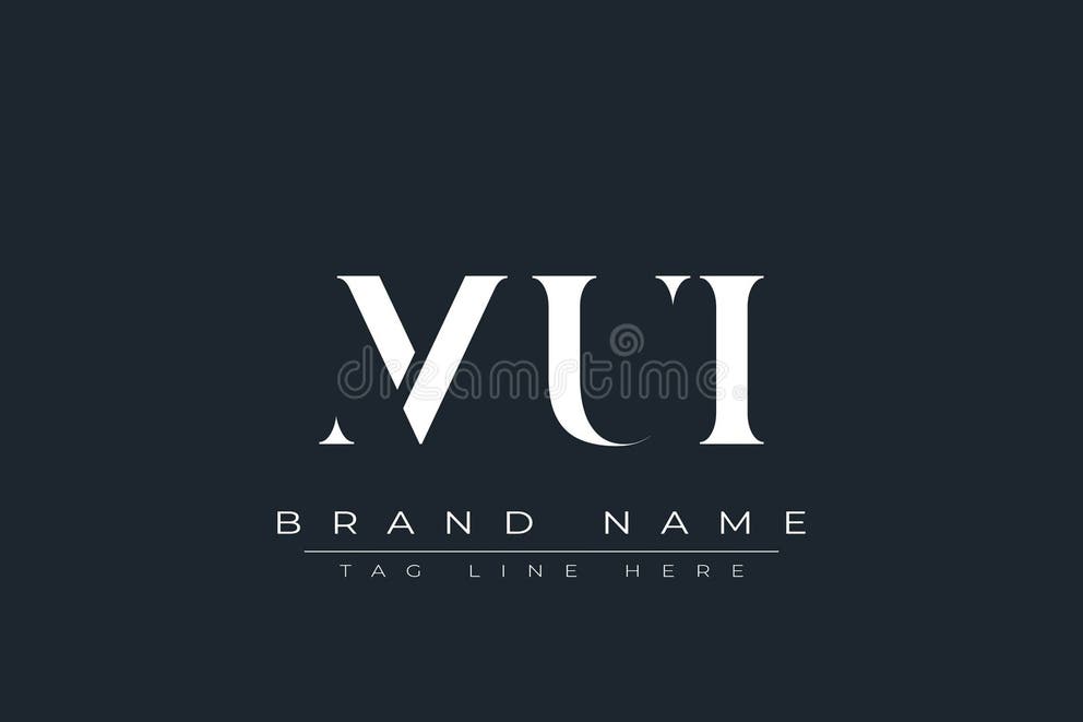MUI Abstract Letter Logo Design Stock Vector - Illustration of emblem ...