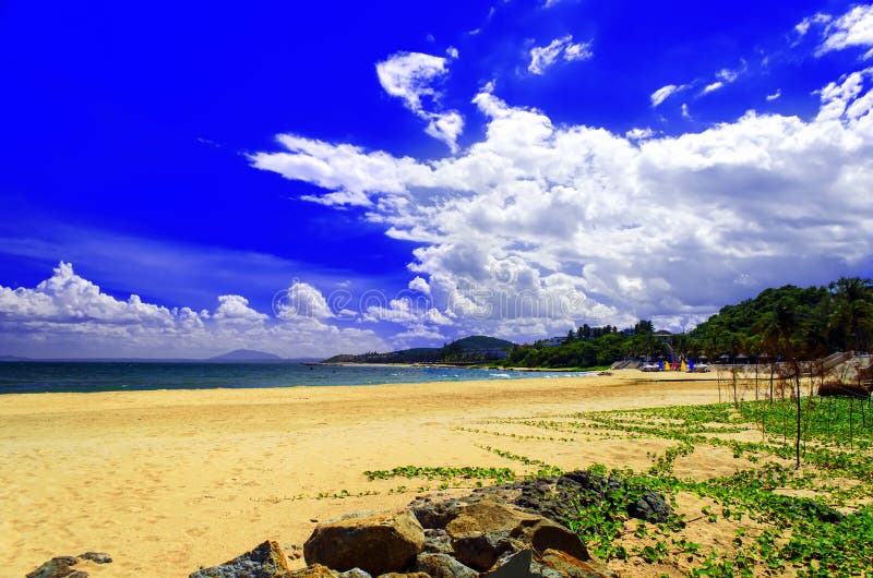 Mui Ne Beach. stock foto. Image of vietnam, nave, palm - 32655396