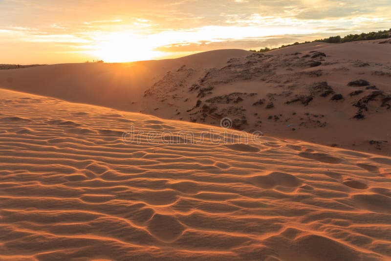 Mui Ne desert, Vietnam stock image. Image of male, seascape - 110447407