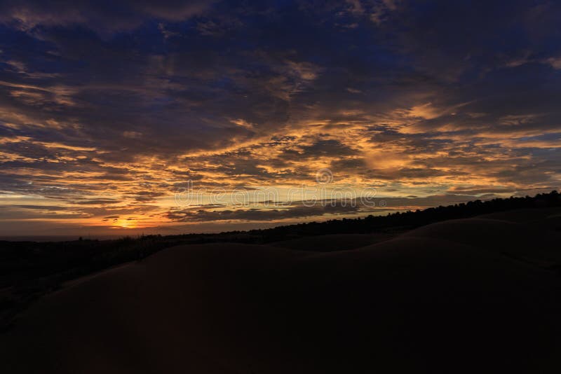 Mui Ne desert, Vietnam stock image. Image of male, colorful - 110447331