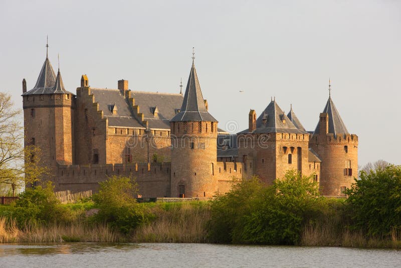 Muiderslot stock photo. Image of sunny, ancient, muiderslot - 17722724