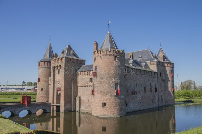 Muiderslot Castle at Muiden the Netherlands Editorial Stock Photo ...