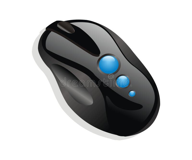 Muis vector illustratie. Illustration of gescrold, glanzend - 4865746