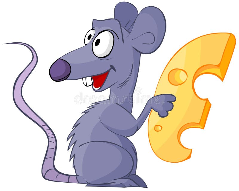 Grappige muis stock illustratie. Illustration of grappig - 17549594