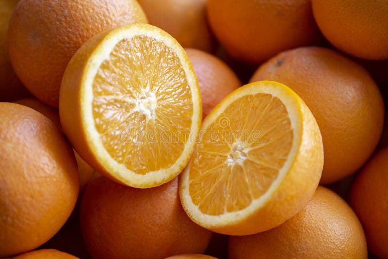 Muitas Laranjas De Val?ncia, Espanha Imagem de Stock - Imagem de ...