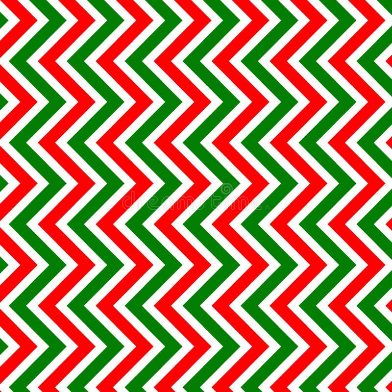 Muitas Linhas Verdes E Vermelhas De Zigue-zague Com Fundo Branco ...