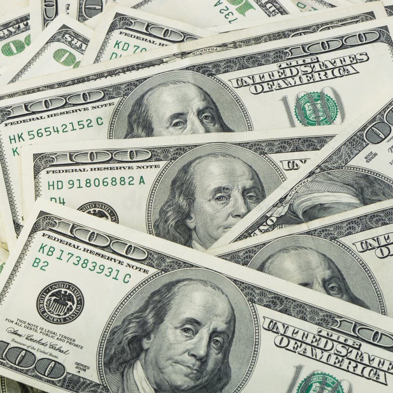 Muitos Dólares Imagem Altamente Detalhada Do Dinheiro Americano Dos EUA ...