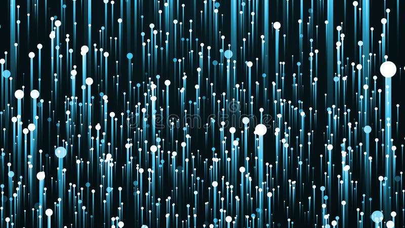 Muitos Fluxos De Linha De Dados Digitais Matrizes Fluxo De Rede Linhas