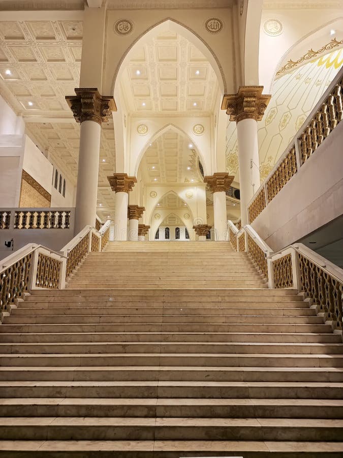 Mujahidin Mosque Stairs stock image. Image of stairs - 248415351