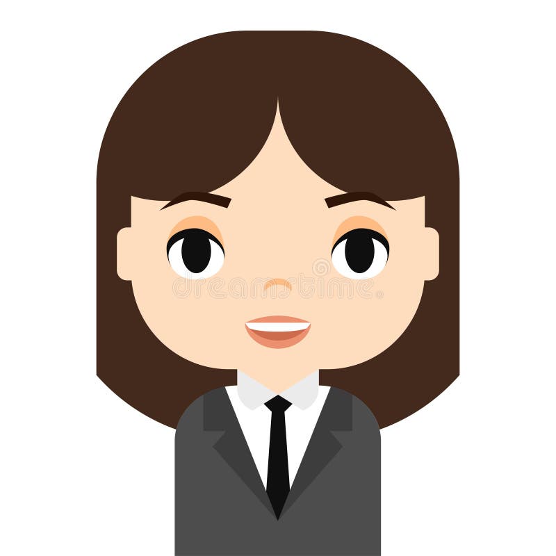 Mujer Avatar Con La Cara Sonriente Personaje De Dibujos Animados ... Mujer Avatar Con La Cara Sonriente Personaje De Dibujos Animados ...