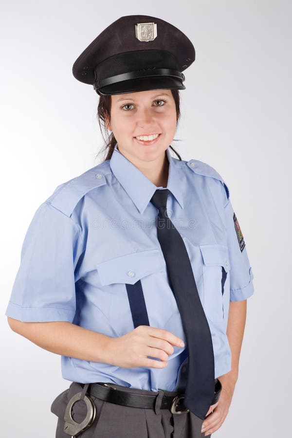 Mujer checa de la policía imagen de archivo. Imagen de joven - 7623627