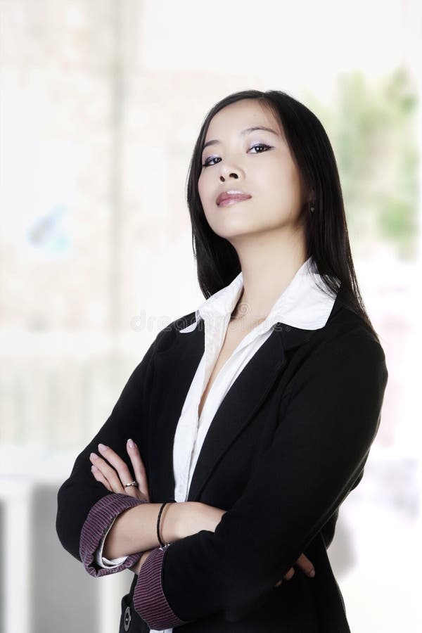 Mujer china joven foto de archivo. Imagen de corporativo - 22777536