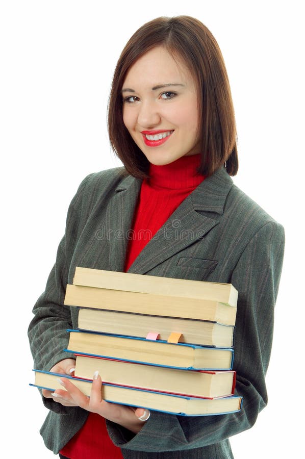 Mujer Con El Libro Imagen. Imagen: 4626919