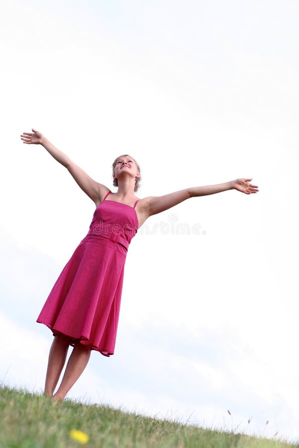 22,263 Mujer Con Los Brazos Levantados Fotos de stock - Fotos libres de ...