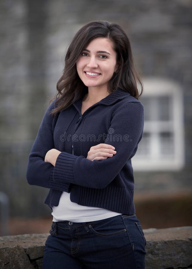 Mujer confidente foto de archivo. Imagen de lifestyle - 8763922