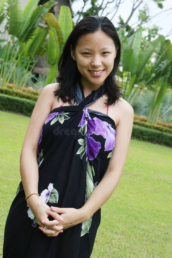 Mujer coreana imagen de archivo. Imagen de persona, edificio - 5690945