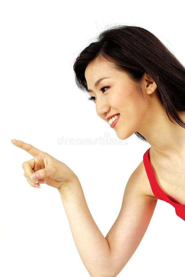 Mujer coreana foto de archivo. Imagen de modelo, vestido - 895036