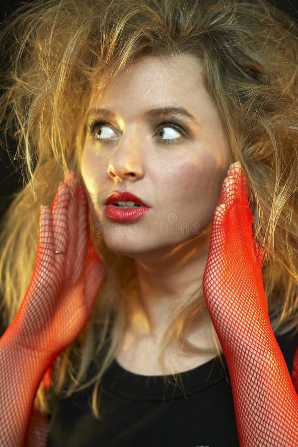 Mujer de la roca imagen de archivo. Imagen de ojos, retrato - 2068031