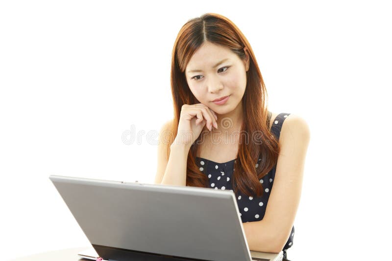 Mujer De Negocios Subrayada Imagen de archivo - Imagen de oficina ...