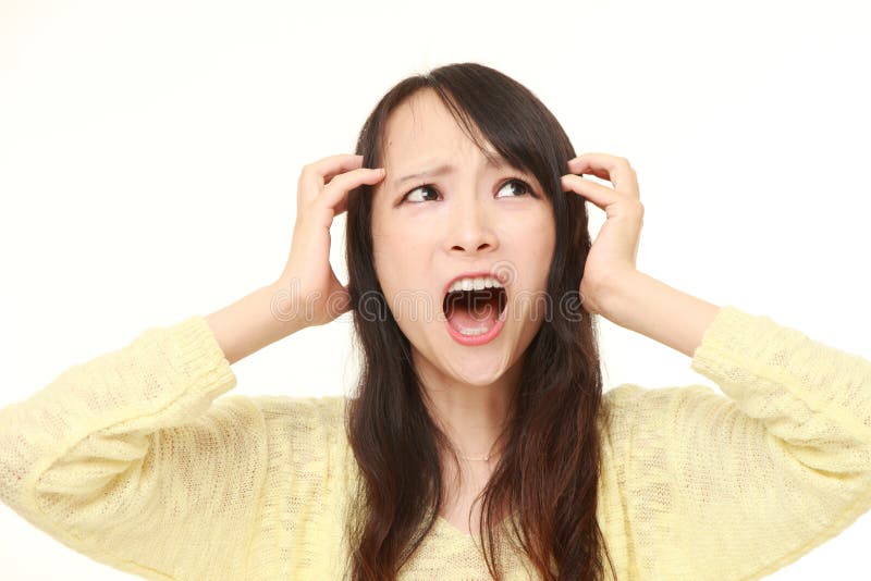 Mujer demente foto de archivo. Imagen de demente, alarmar - 62428152