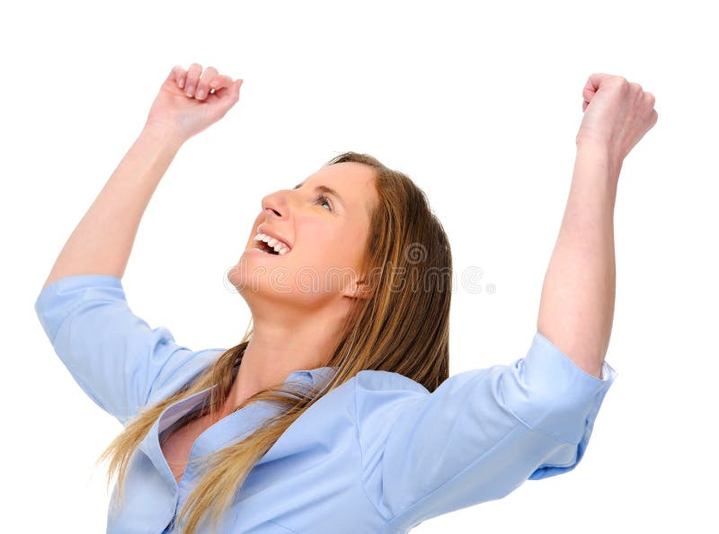 Mujer Emocionada Imagen de archivo - Imagen: 21061231