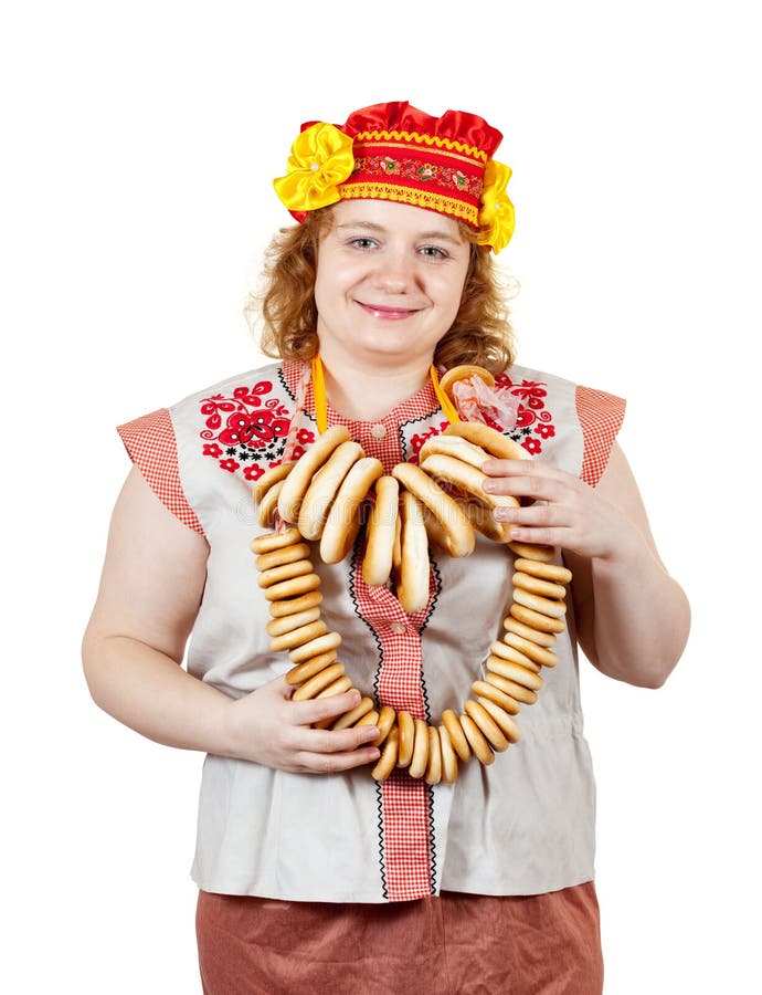 Mujer En La Ropa Tradicional Rusa Imagen de archivo - Imagen de hembra ...