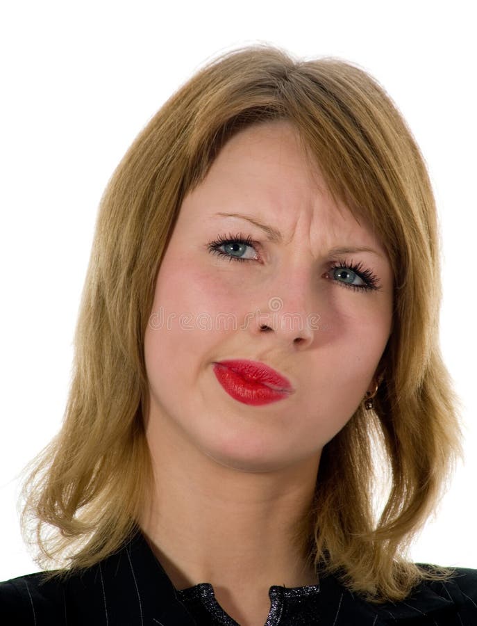 Mujer expresiva foto de archivo. Imagen de sorpresa, exceso - 4503312