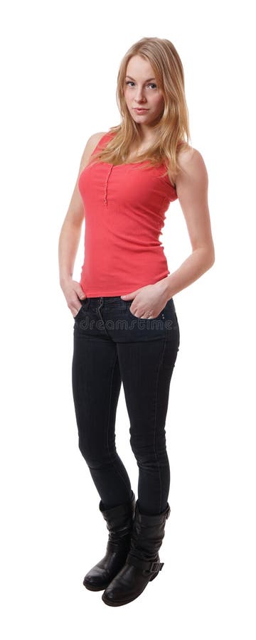 Mujer flaca joven imagen de archivo. Imagen de persona - 58119405