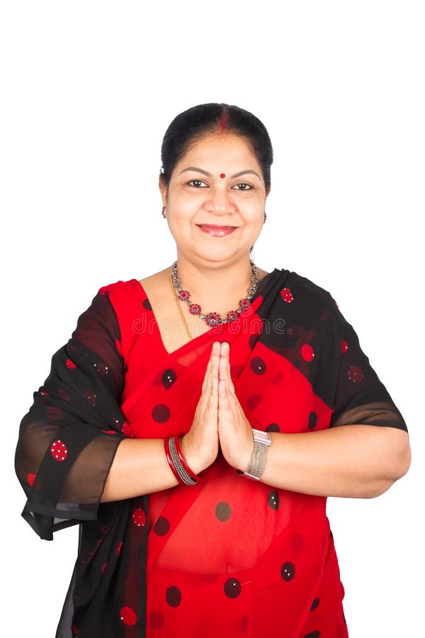 Mujer India En Ropa Tradicional. Imagen de archivo - Imagen de modelo ...