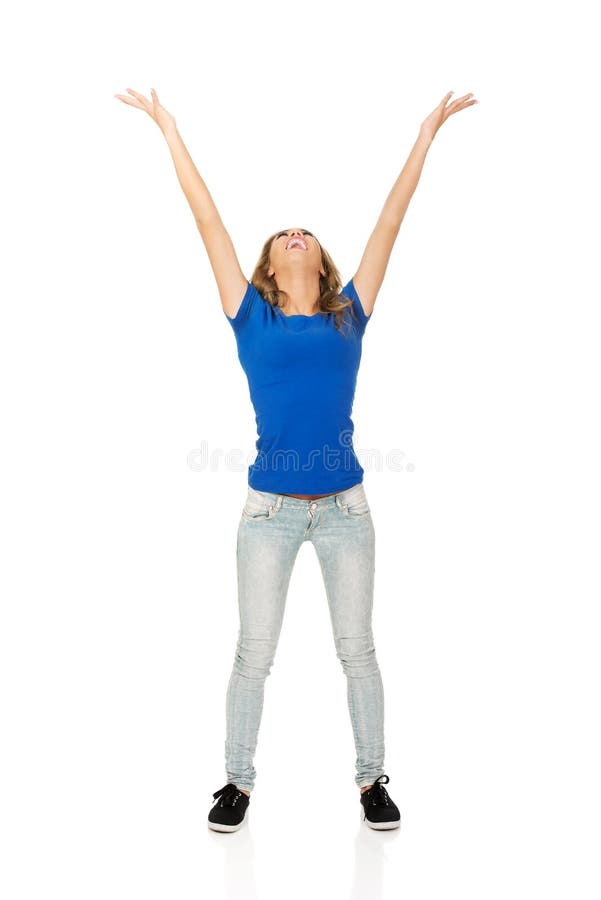 646 Mujer Con Los Brazos Levantados Fotos - Libres de Derechos y ...