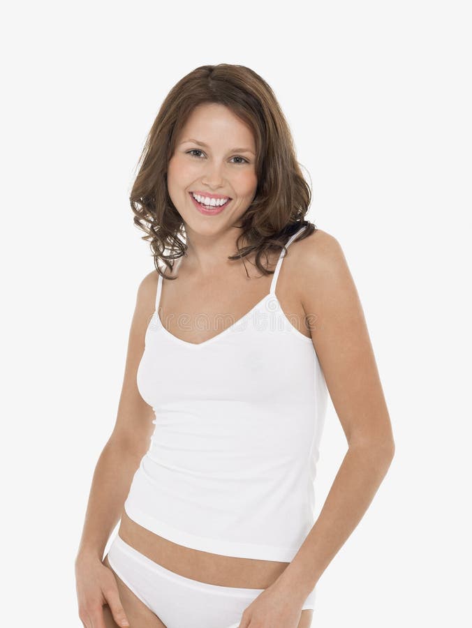 Mujer Joven En Ropa Interior Imagen De Archivo Imagen De Gente Confianza 31830963