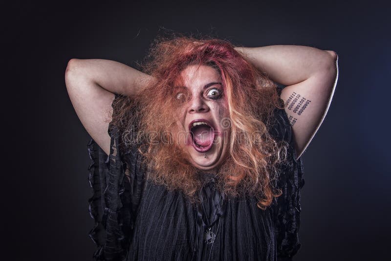 Mujer Loca Peligrosa Fotos de stock - Fotos libres de regalías de ...