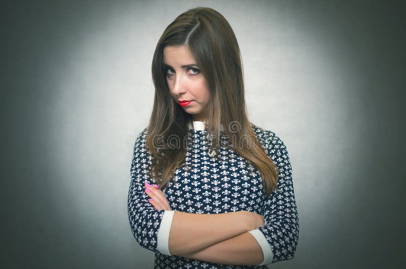 Mirada de reproche foto de archivo. Imagen de retrato - 25675286