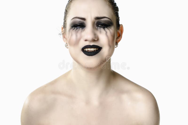 Mujer que llora foto de archivo. Imagen de hembra, soledad - 29229560