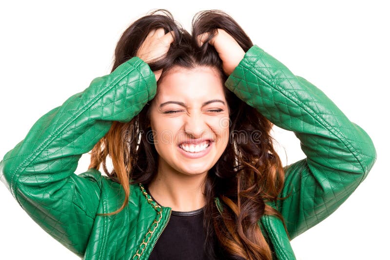 Mujer subrayada foto de archivo. Imagen de empresario - 32611456