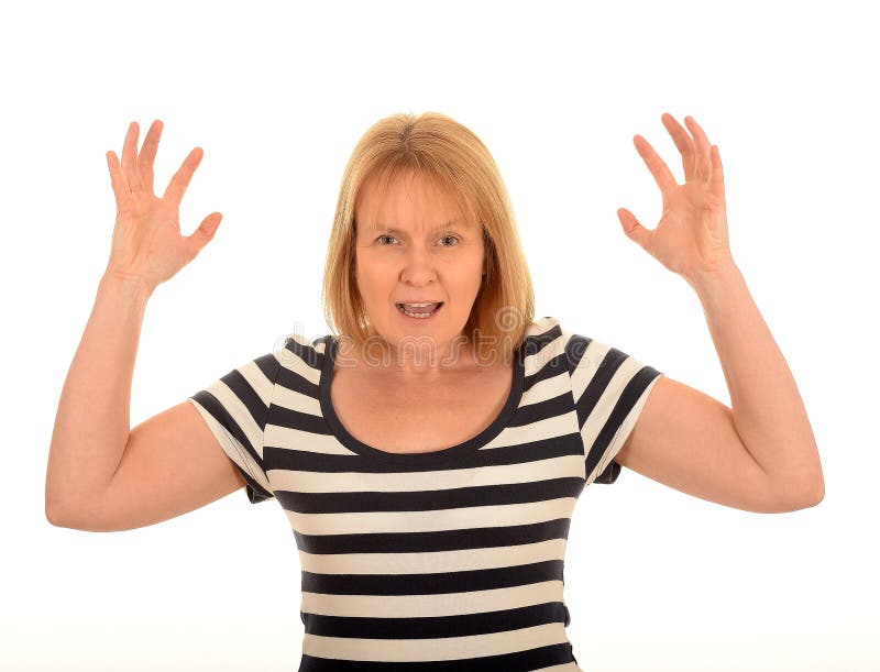 Mujer subrayada imagen de archivo. Imagen de angustia - 38348653