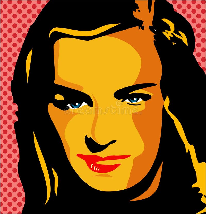 Mujer triguena stock de ilustración. Ilustración de hispanico - 1520607