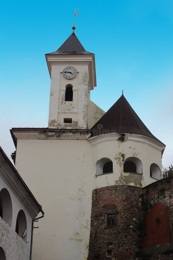 Mukachevo Castle View (Ukraine) Stock Image - Image of palanok ...
