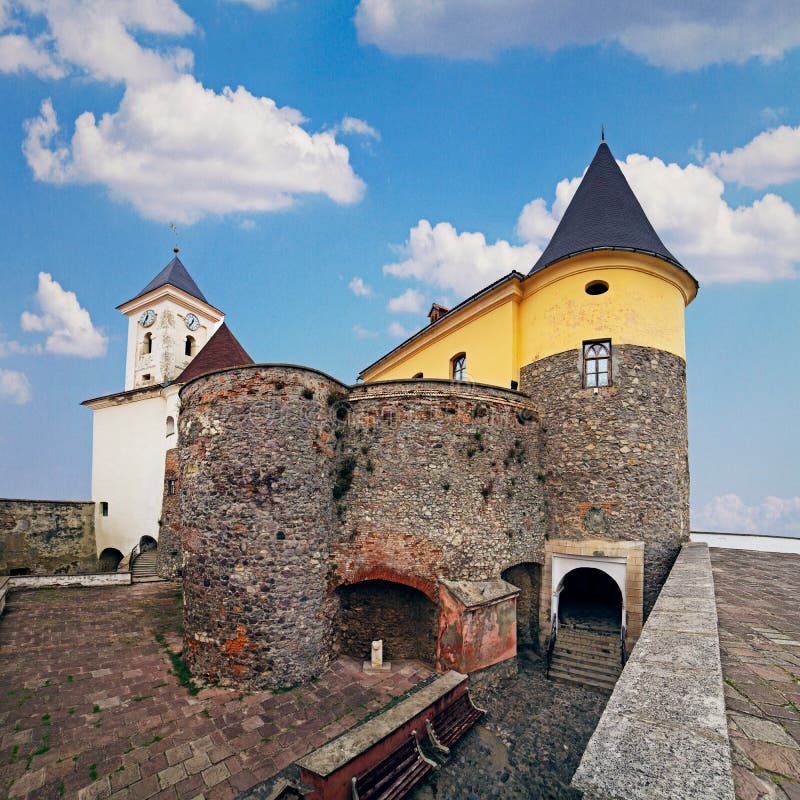 Mukachevo Fortress in Ukraine Stock Photo - Image of castle, town: 47218734