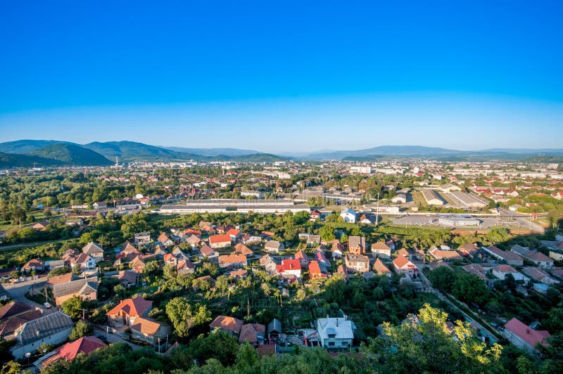 Mukachevo, Ukraine stock photo. Image of outdoors, rooftop - 83796566