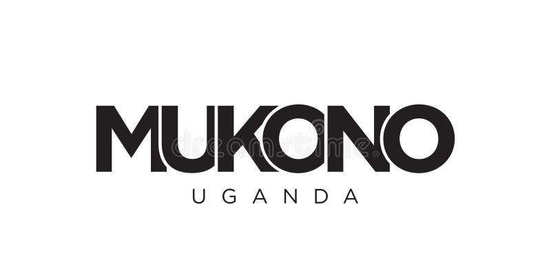 Mukono in the Uganda Emblem. the Design Features a Geometric Style ...