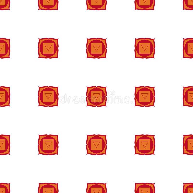 Muladhara - Wurzel Chakra Das Symbol Des Ersten Chakra Vektor Vektor ...