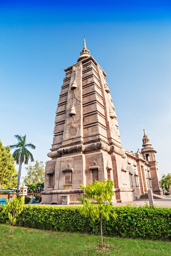 Mulagandhakuti Vihara Temple Stock Image - Image of buddhist, artwork ...
