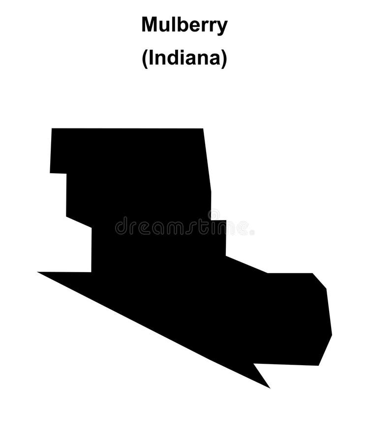 Mulberry outline map stock vector. Illustration of territory - 387284784