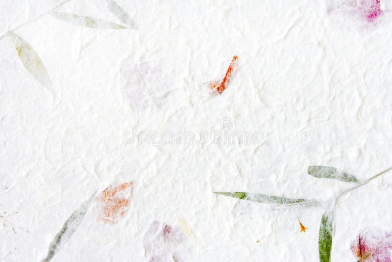 Orange Petal Handmade Paper Stock Photo - Image of mulberry, petals ...