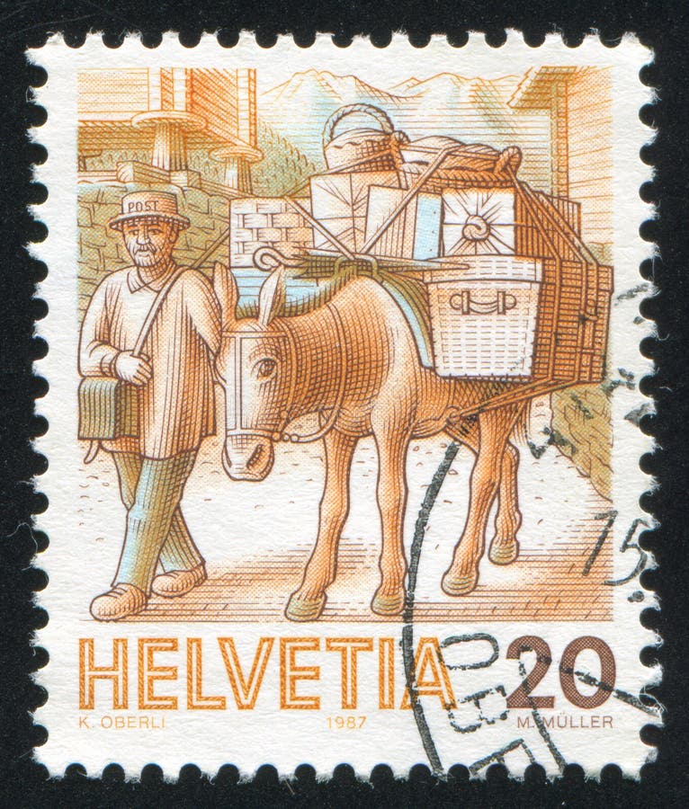 Mule Post editorial stock photo. Illustration of postage - 237429148