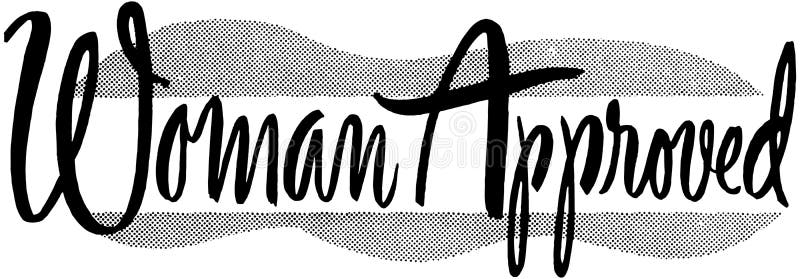 Mulher aprovada ilustração do vetor. Ilustração de senhora - 42093733