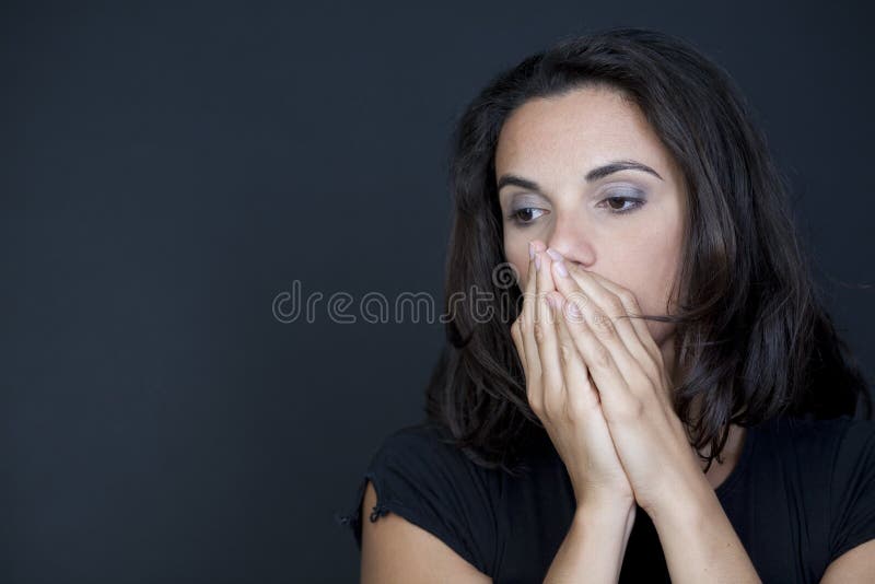 Mulher decepcionada imagem de stock. Imagem de adulto - 22982577