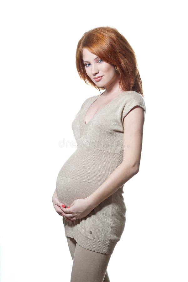 Mulher Gravida Bonita Isolada No Branco Foto de Stock - Imagem de ... Mulher Gravida Bonita Isolada No Branco Foto de Stock - Imagem de ...